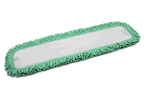 24" Real Clean Microfiber Commercial Dust Pad With Blue Fringe ...