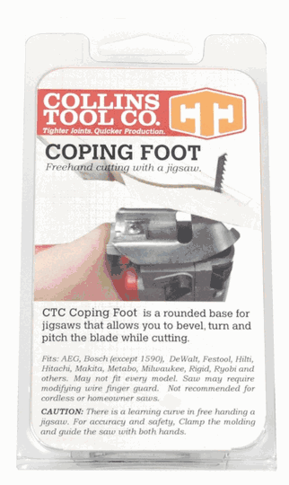 Collins Tool Steel Coping Foot for Jig Saws - Tools & Welding