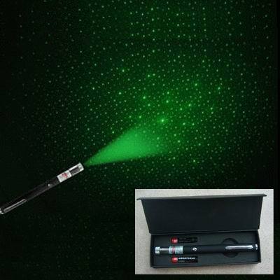 Green Laser Pointer Stars