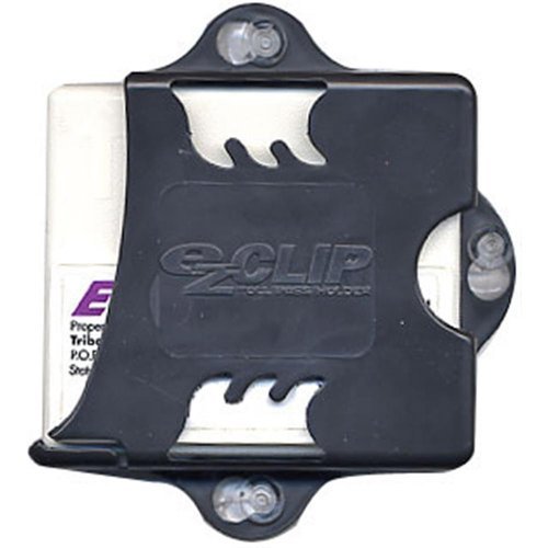 EZ-Clip Electronic Toll Tag Pass Holder - Black or White - Automotive