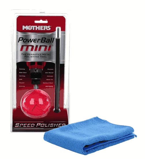 Mothers Mini PowerBall (3 inch) with Extension and Free Microfiber ...