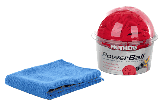Mothers PowerBall Polishing Tool + FREE Microfiber Polishing Towel ...