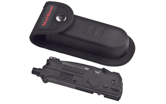 StatGear T3 Tactical Auto Rescue Tool Window Punch Seatbelt Cutter EMS ...