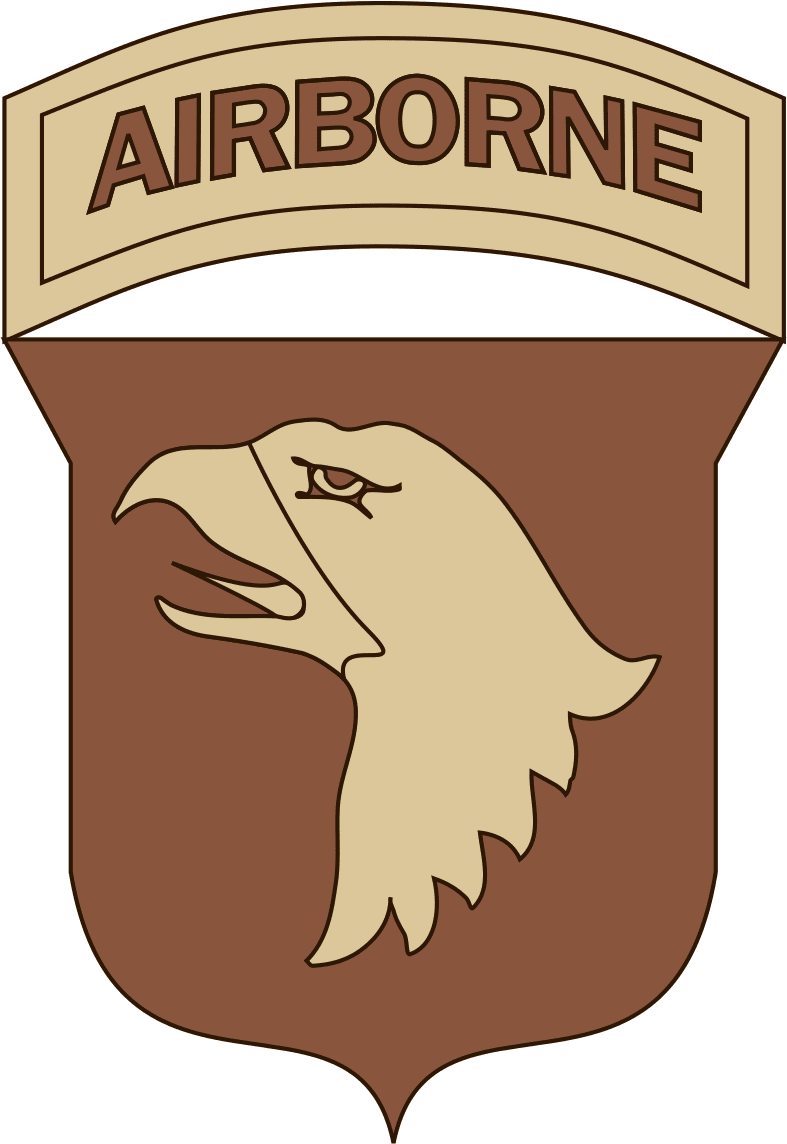 101st Airborne Desert Camo Decal