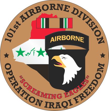 101st Airborne Division OIF Decal