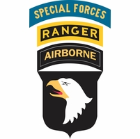 Army 101st Airborne Division Patch Vinyl Transfer Decal