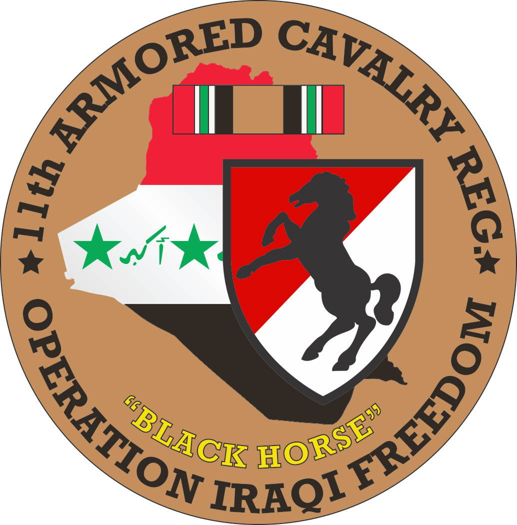 11th Armored Cavalry OIF Decal