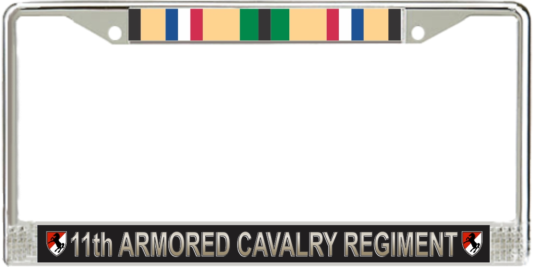 11th Armored Cavalry Regiment Gulf War Veteran License Plate Frame