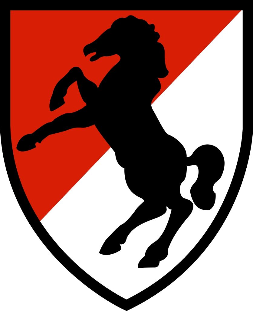 11th Armored Cavalry Regiment Patch Decal