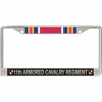 11th Armored Cavalry Regiment Vietnam Veteran License Plate Frame