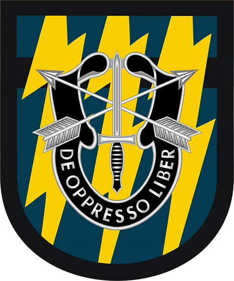 12th Special Forces Group Flash Decal