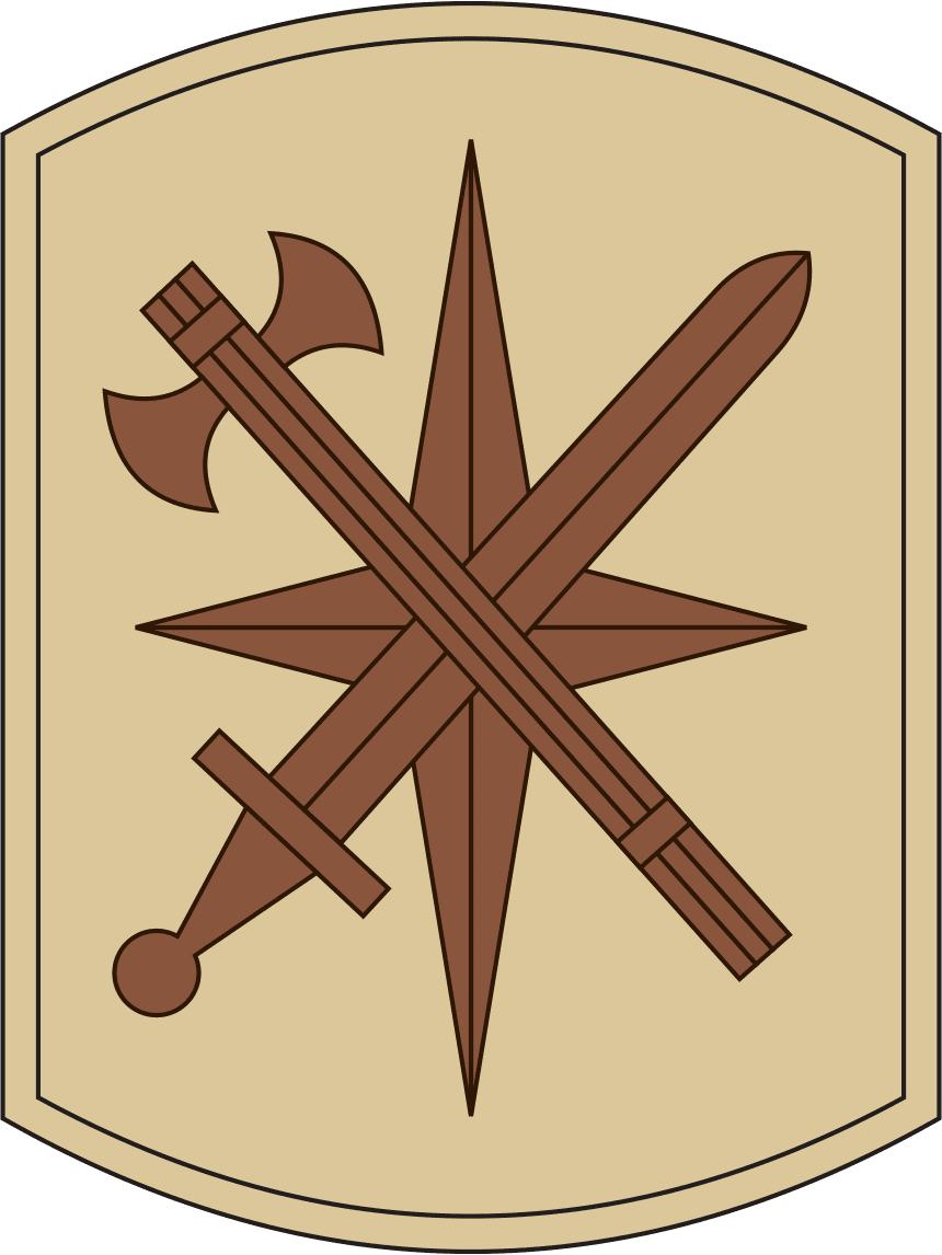 14th Military Police Brigade Desert Camo Decal