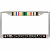 18th Engineer Brigade Vietnam License Plate Frame