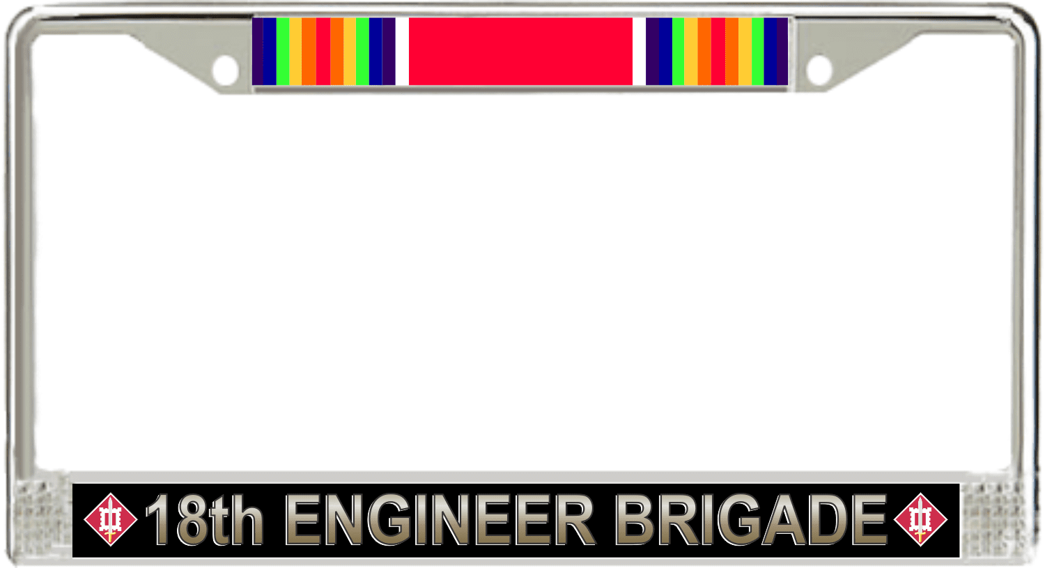18th Engineer Brigade WW2 License Plate Frame