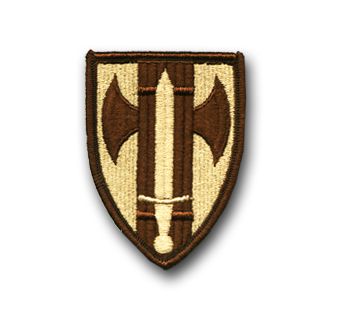 18TH MILITARY POLICE BRIGADE DESERT 3" MILITARY PATCH
