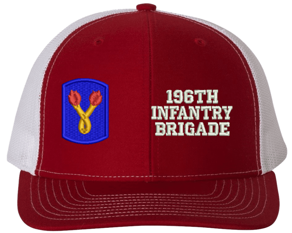 196th Infantry Brigade Made in the USA Mesh-Back Cap
