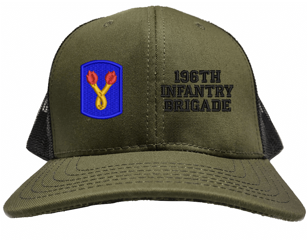 196th Infantry Brigade Made in the USA Mesh-Back Cap
