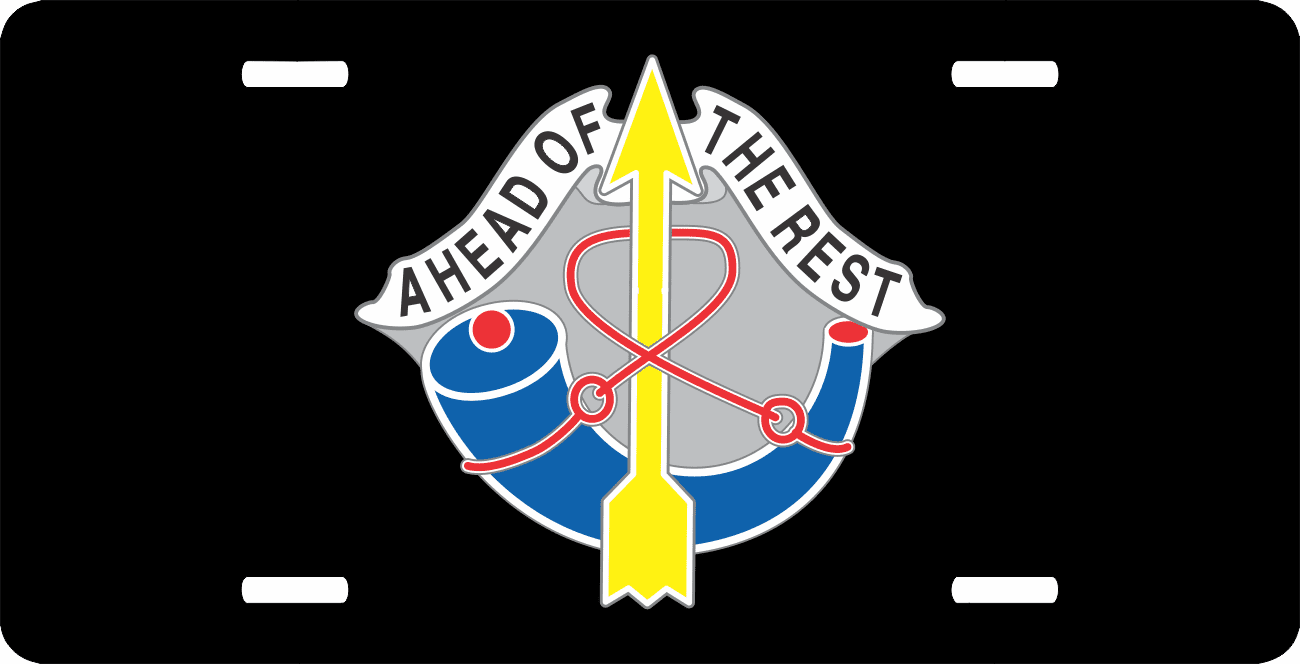 196th Infantry Brigade Unit Crest License Plate