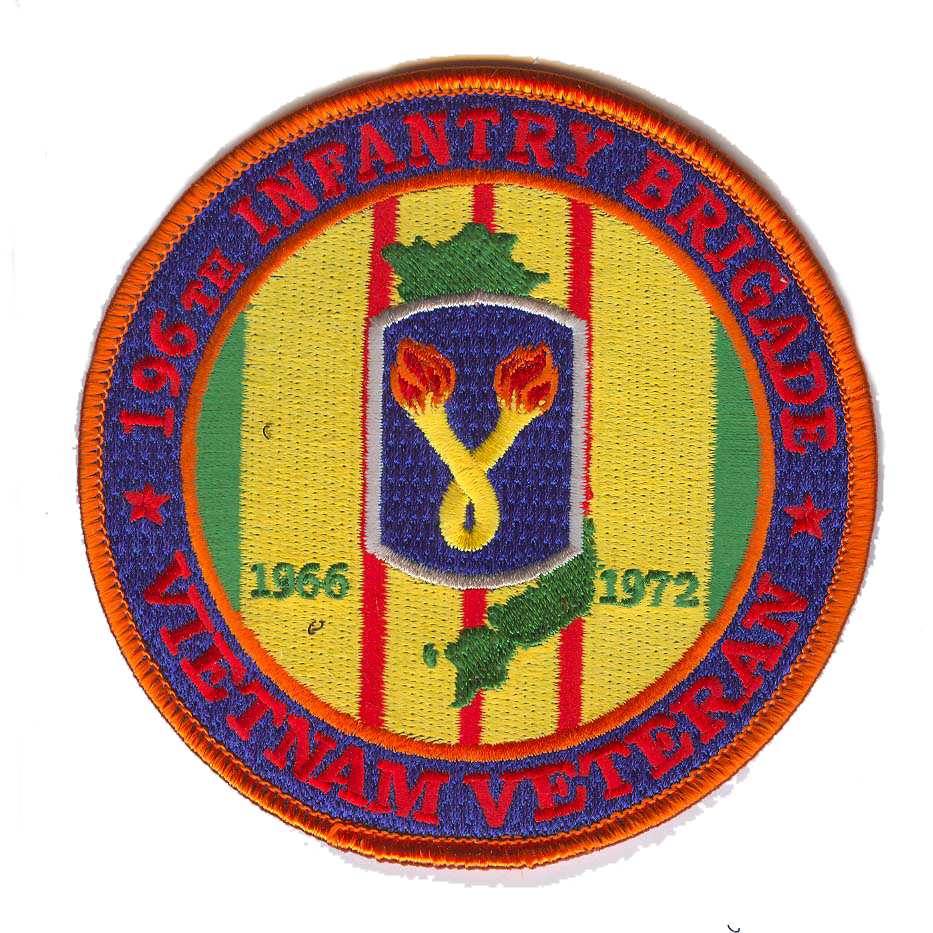 196th Light Infantry Brigade Vietnam Veteran Patch