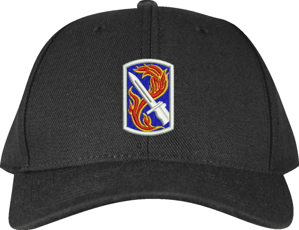 198th Light Infantry Brigade Custom Embroidered Cap