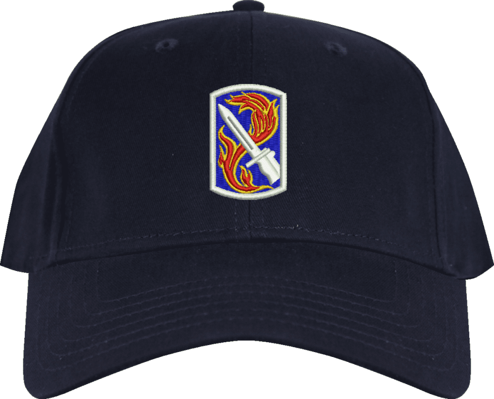 198th Light Infantry Brigade Custom Embroidered Cap