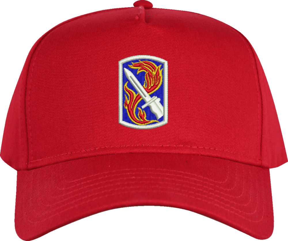 198th Light Infantry Brigade Custom Embroidered Cap