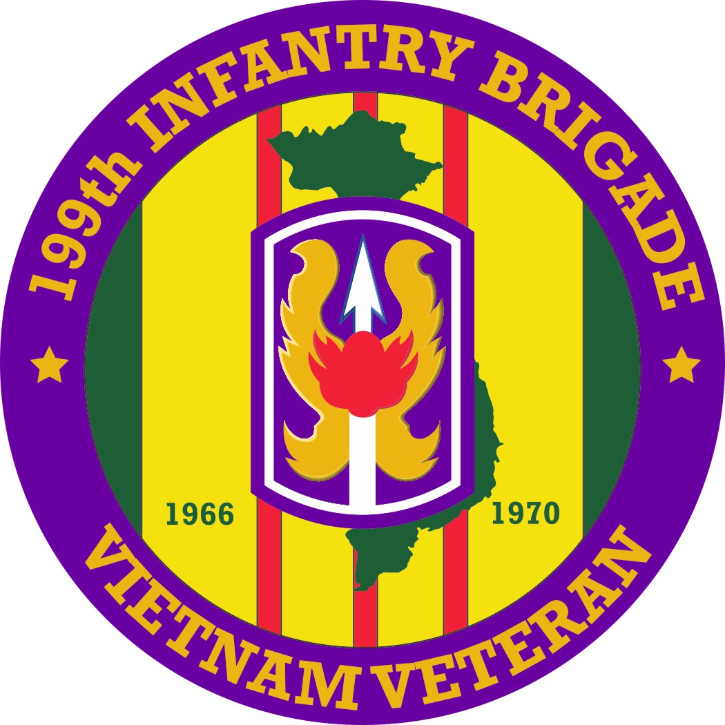 199th Light Infantry Brigade Vietnam Veteran Decal