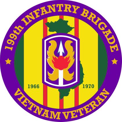 199th Light Infantry Brigade Vietnam Veteran Decal