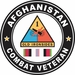 1st Armored Division Afghanistan Combat Veteran Decal