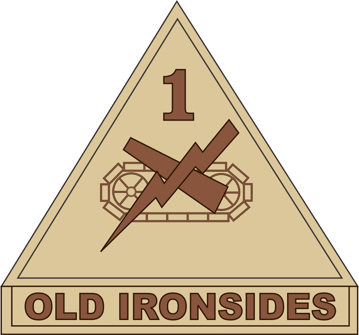 1st Armored Division Desert Camo Decal