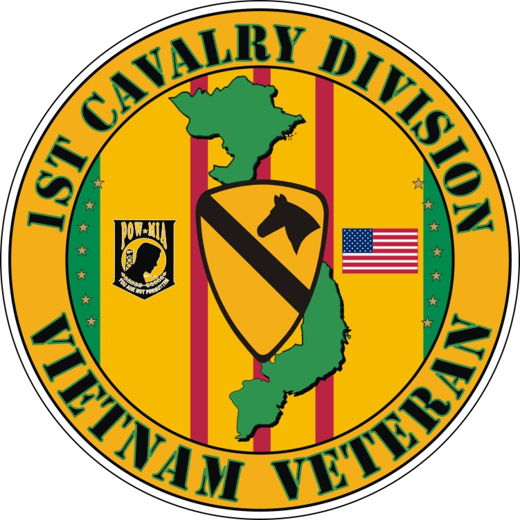 1st Cavalry Division Vietnam Veteran Decal