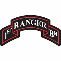 1st Battalion, 75th Ranger Regiment With Ranger Tab Decal