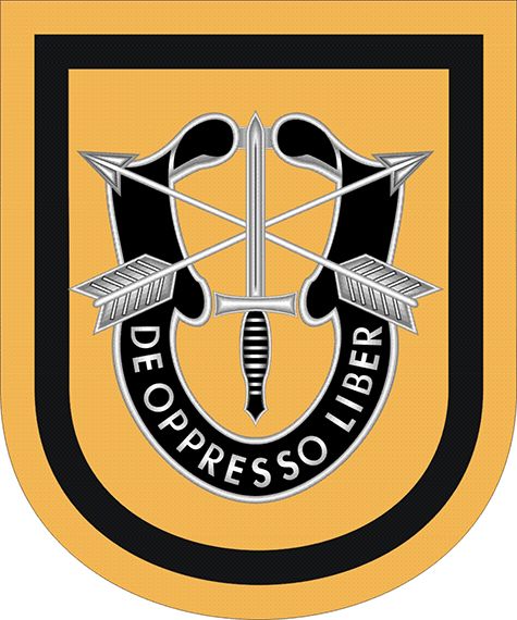 1st Special Forces Group Flash Decal