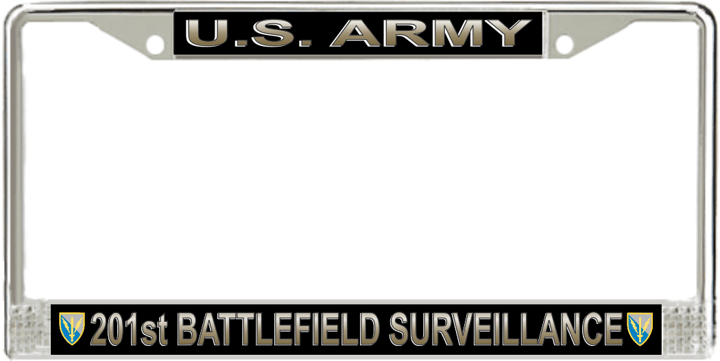 201st Battlefield Surveillance Brigade License Plate Frame