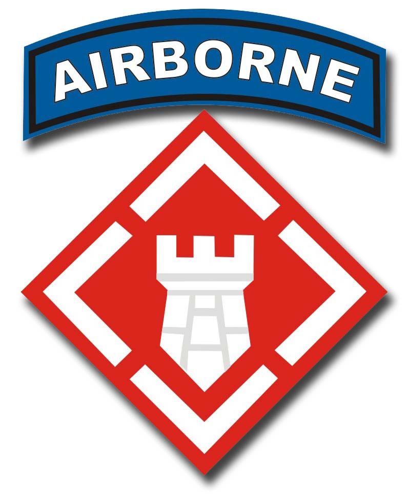 20th Engineer Brigade Airborne Sticker Decal