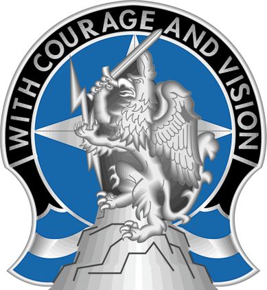 201st Battlefield Surveillance Brigade Unit Crest Vinyl Transfer Decal