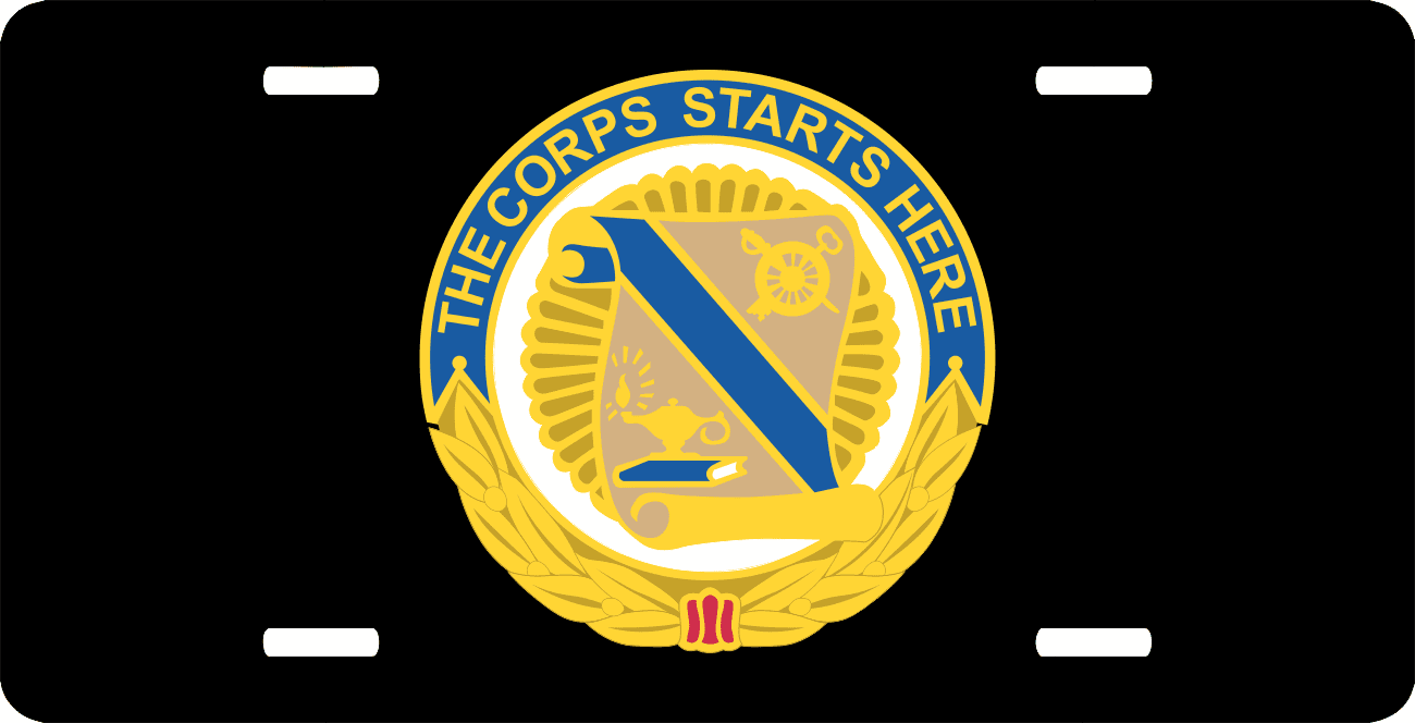 23rd Quartermaster Brigade Unit Crest License Plate
