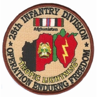 25th Infantry 4" Operation Iraqi Freedom Patch