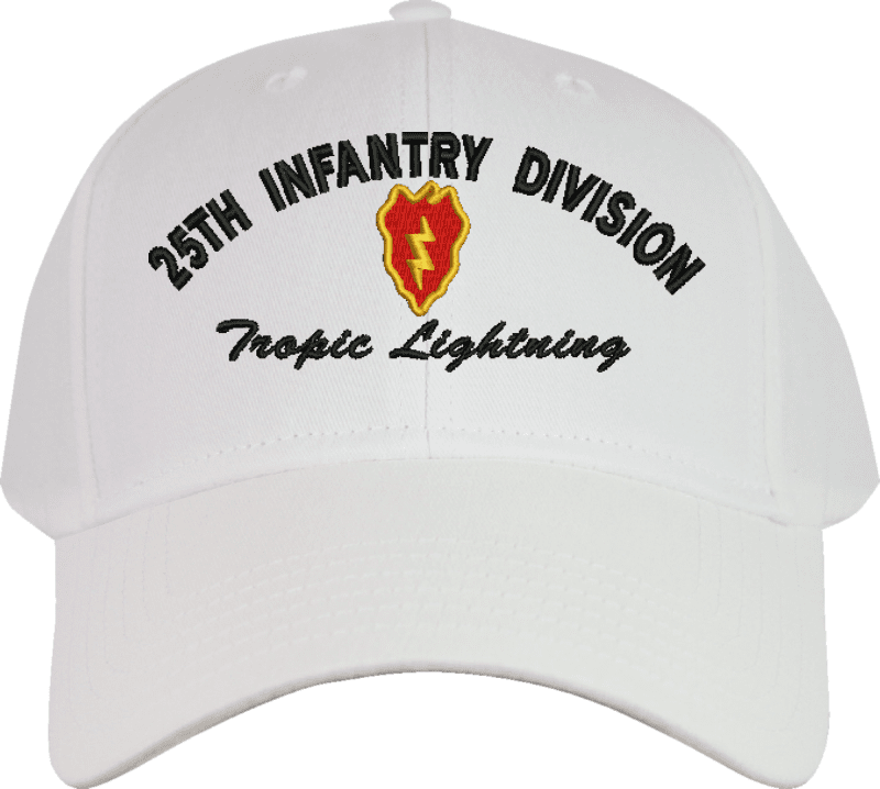 25th Infantry Division 'Tropic Lightning' Embroidered Cap