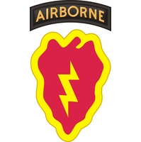 U.S. Army Veteran 25th Infantry Division Sticker Decal