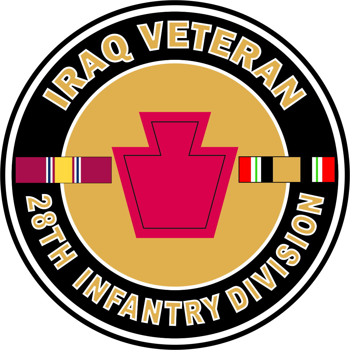 28th Infantry Division Iraq Veteran Decal