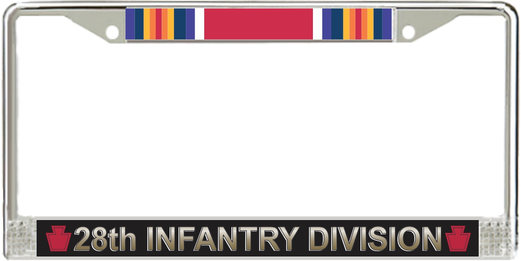 28th Infantry Division WW2 License Plate Frame