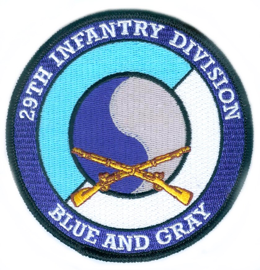 29th Infantry Division with Rifles Patch
