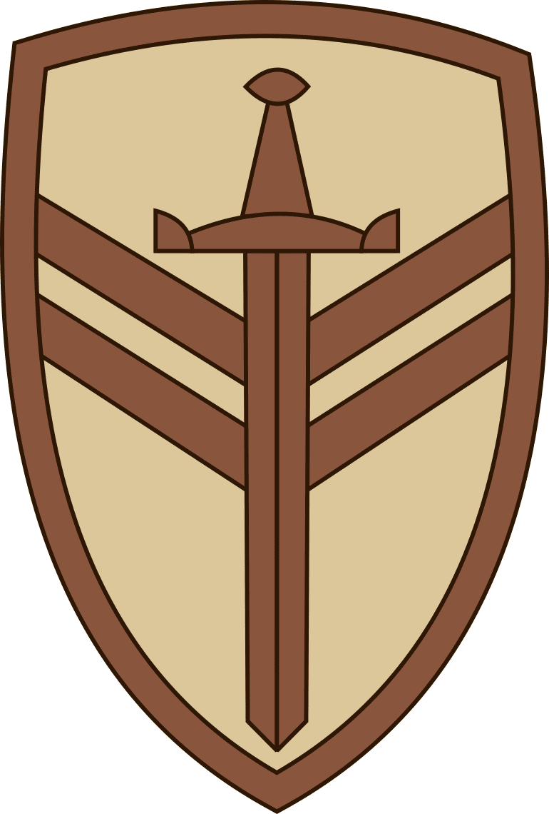 2nd Corps Support Command Desert Camo Decal