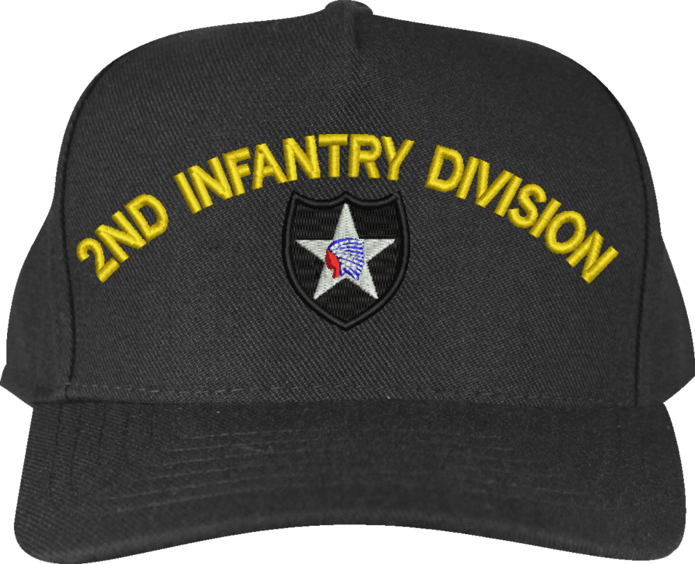2nd Infantry Division Custom Embroidered Cap