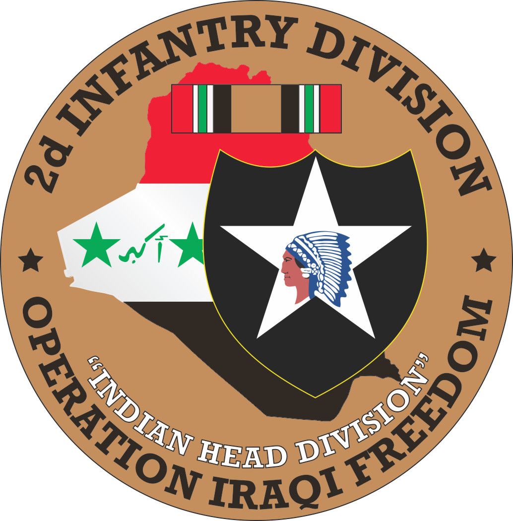 2nd Infantry Division OIF Decal