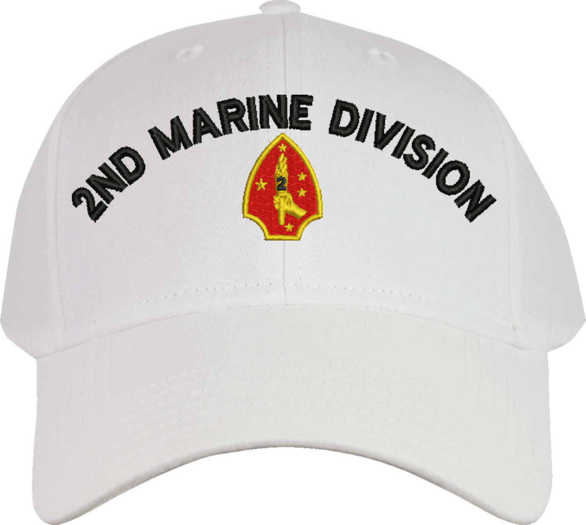 2nd Marines 'Follow Me Division' Marine Embroidered Cap