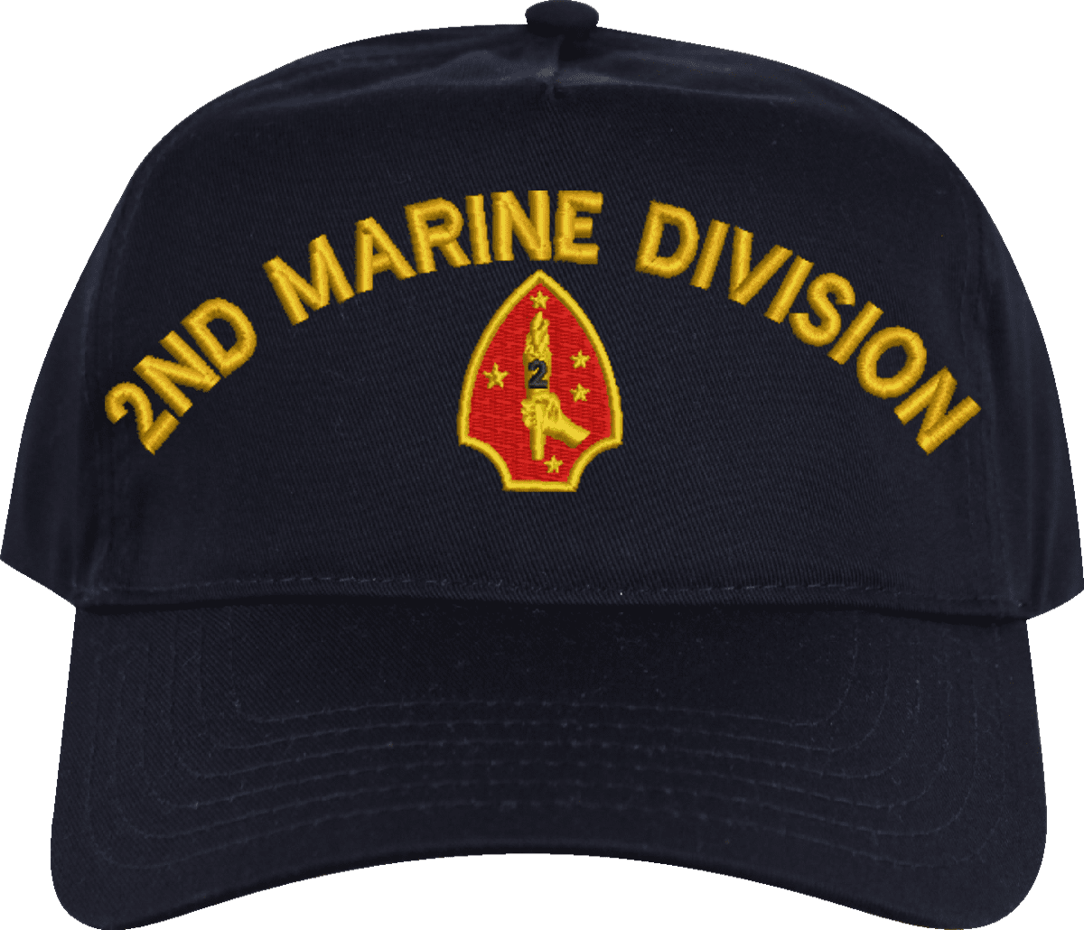 2nd Marines 'Follow Me Division' Marine Embroidered Cap
