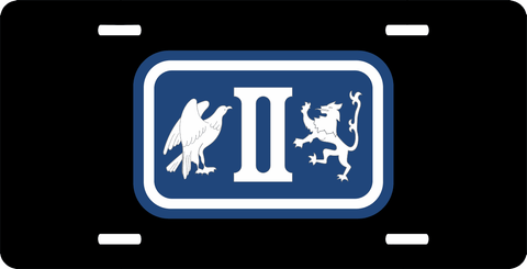 2nd U.S. Army Corps WWII License Plate