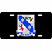 321st Regiment Unit Crest License Plate